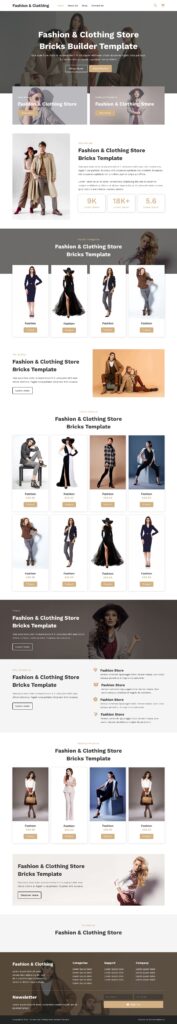 Fashion and Clothing Store Website Template – Fashion and Clothing ...